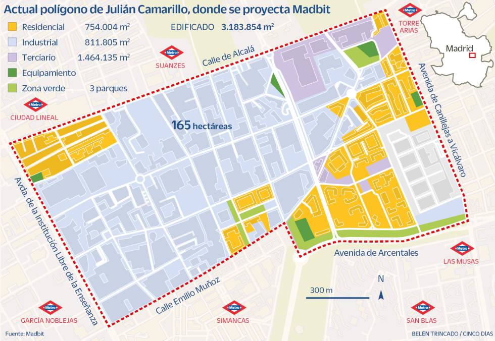 Fondos e inmobiliarias proponen el proyecto del nuevo barrio Madbit con ...